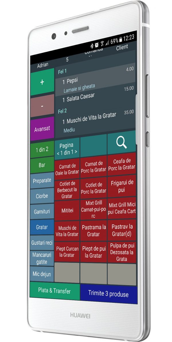 Sistem complet de gestiune restaurant, POSnet vanzare si gestiune restaurant